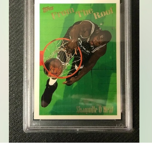 Topps | Other | Shaquille Oneal Topps 30 From The Roof 99485 Card ...